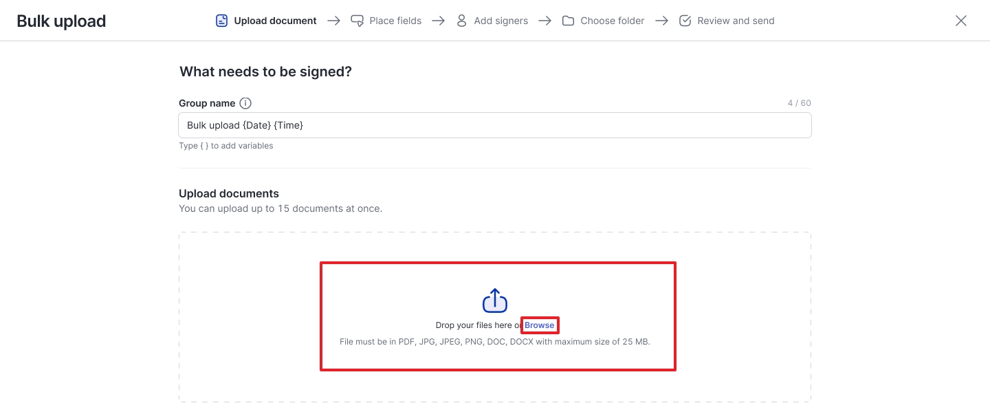 How to Use the Bulk Upload Feature on Mekari Sign – Mekari Help Center