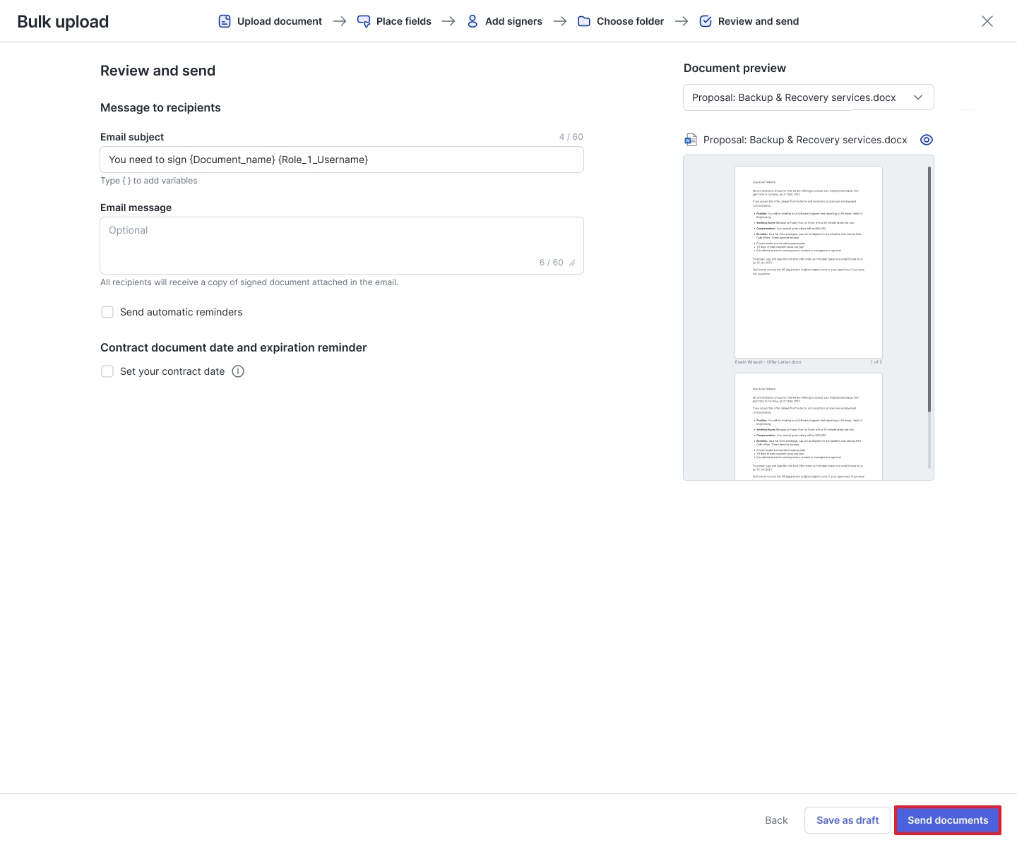 How to Use the Bulk Upload Feature on Mekari Sign – Mekari Help Center