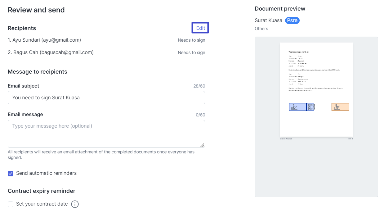 How to Use and Submit Document Templates – Mekari Help Center