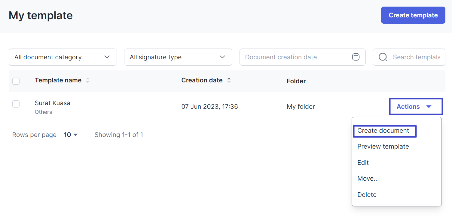 How to Use and Submit Document Templates – Mekari Help Center