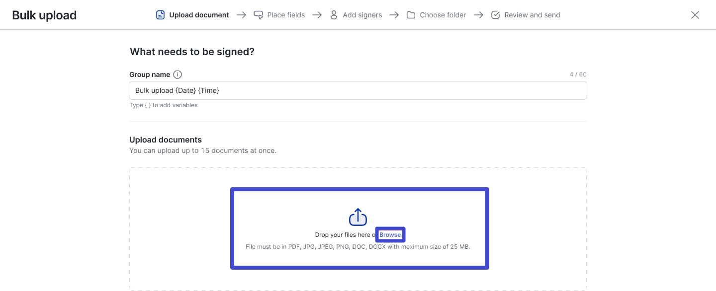 How to Use the Bulk Upload Feature on Mekari Sign – Mekari Help Center