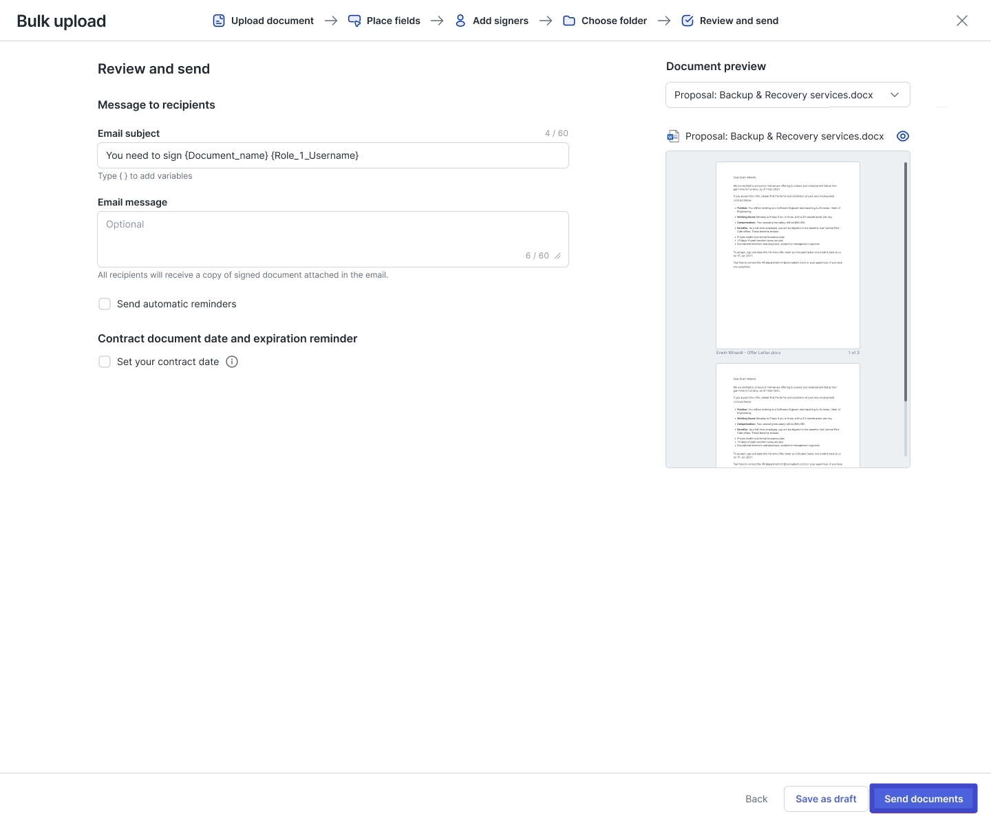 How to Use the Bulk Upload Feature on Mekari Sign – Mekari Help Center