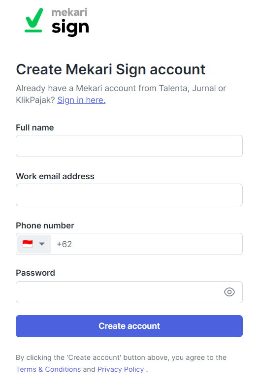 Bagaimana Cara Daftar Akun di Mekari Sign – Mekari Help Center