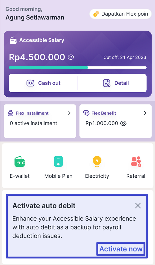 Bagaimana Cara Mengaktivasi Auto Debit pada Mekari Flex – Mekari Help Center
