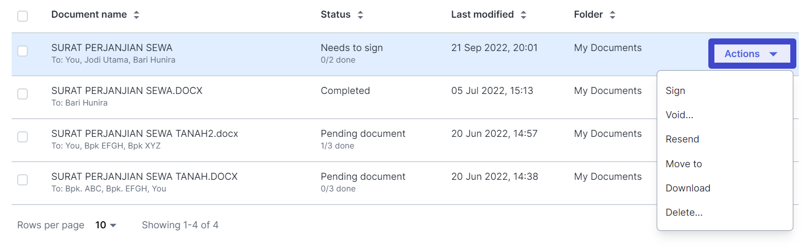 Bagaimana Cara Memberikan eSignature melalui Website Mekari Sign ...